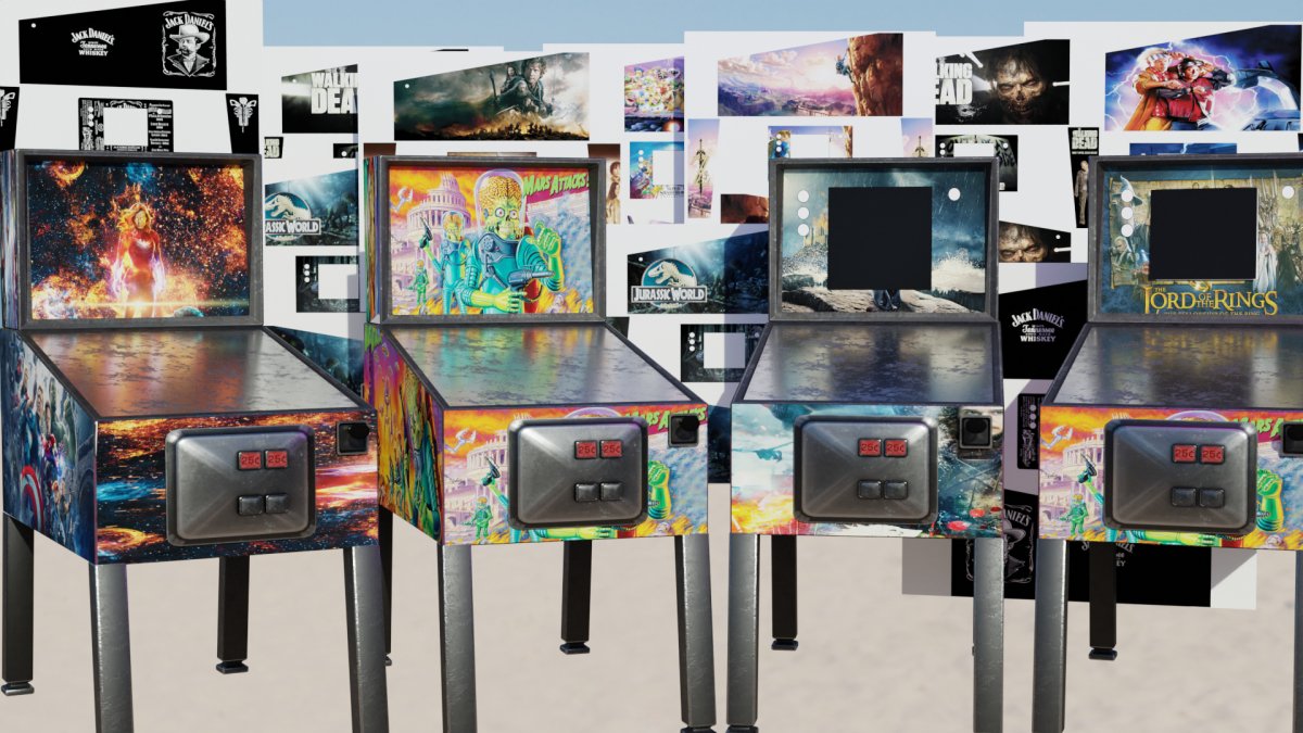 Bartop Pinball Pincab Holzbausatz Arcade-Terminal-Aufkleber ...