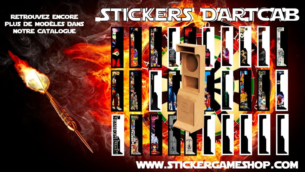 STICKER DARTCAB – Stickergameshop