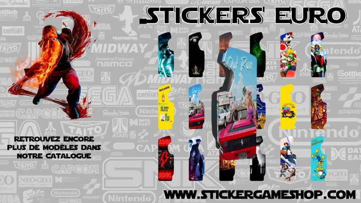 STICKER ARCADE / BARTOP / PINCAB / DARTCAB – Stickergameshop