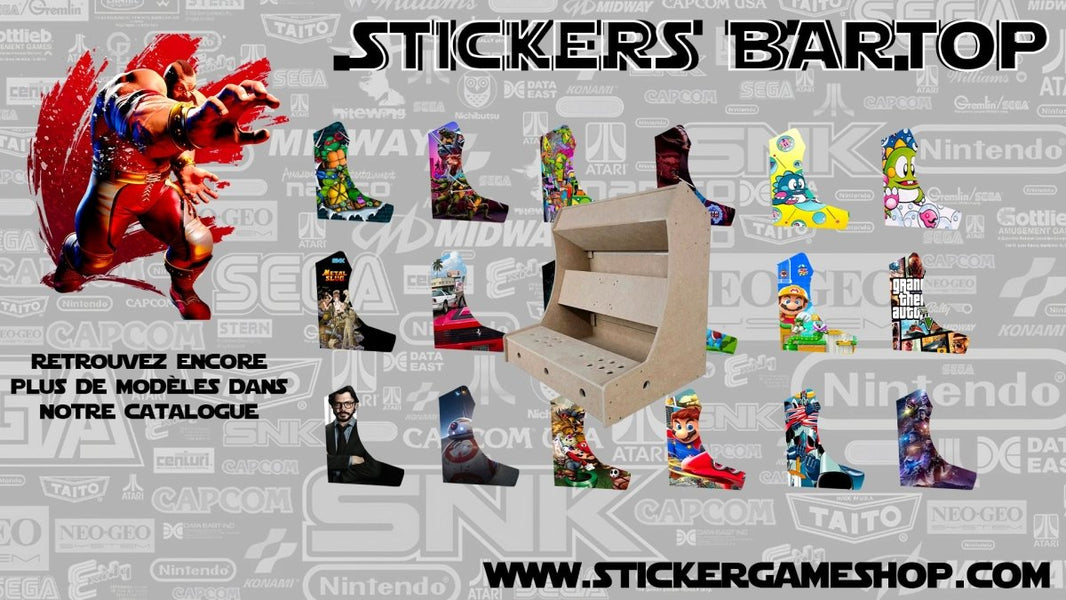 STICKER BARTOP – Stickergameshop